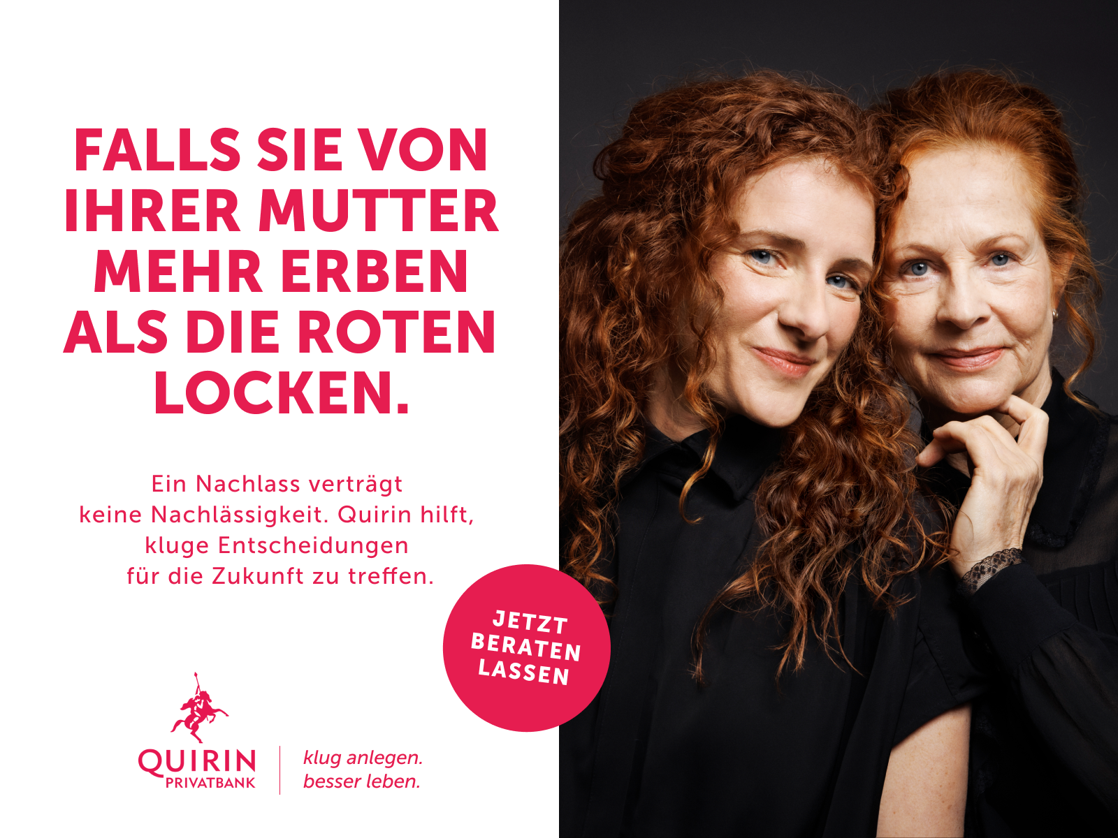 Quirin Privatbank startet emotionale Kampagne: Am Ende zählt, was bleibt